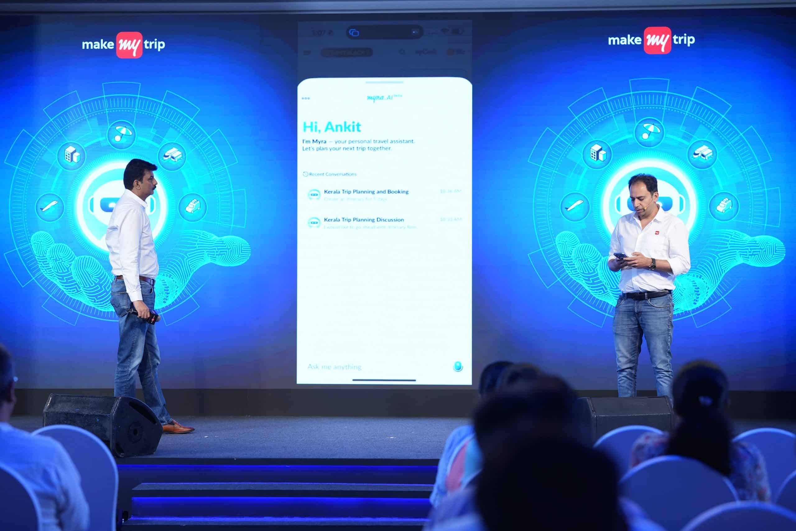 MakeMyTrip Launches Myra, Multilingual AI Agent for Travel Bookings ...